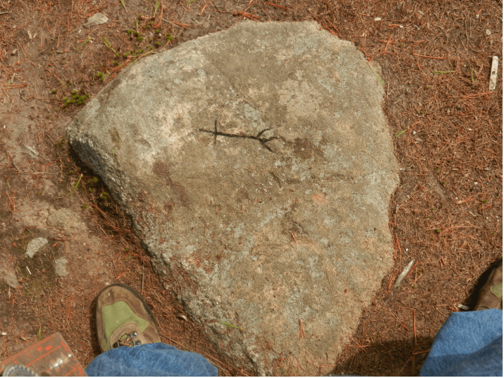 The Case of the Indian Arrow Etched in Stone | Fifty Acres of Beach and ...